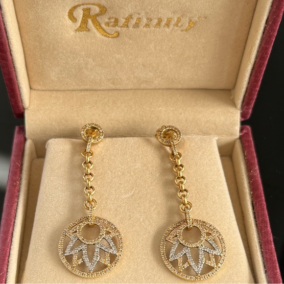 Rafinity | Jewelry | Rafinity Gold Drop Earrings | Poshmark